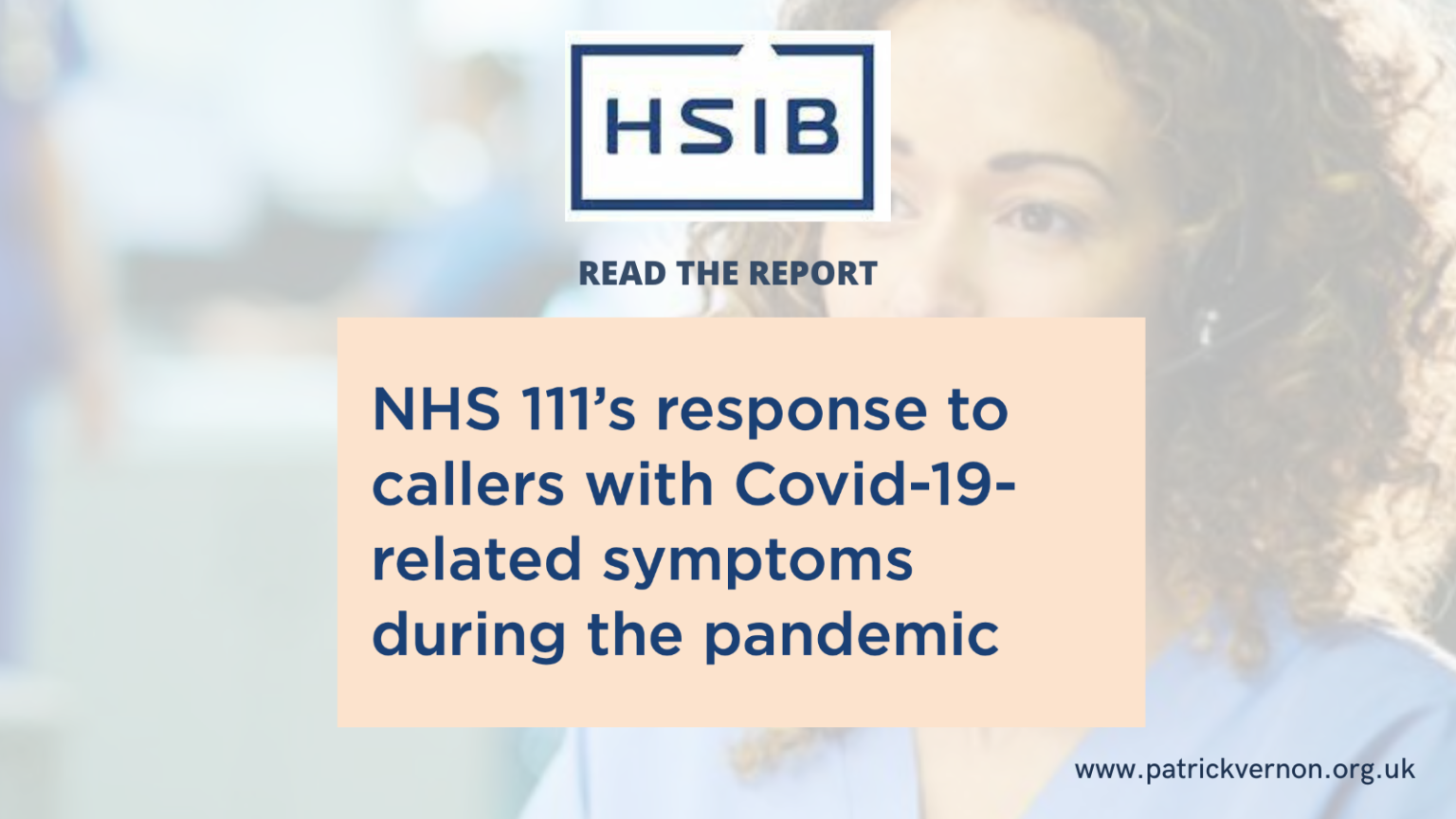 NHS 111’s response to callers with Covid-19-related symptoms during the ...