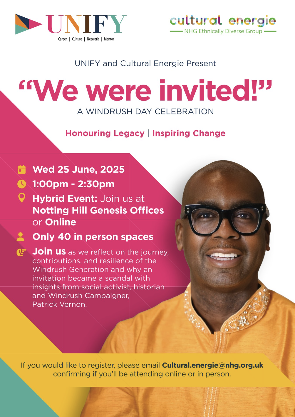 Event: Wednesday 25 June 2025 - Celebrating Windrush Day at the NHG ...