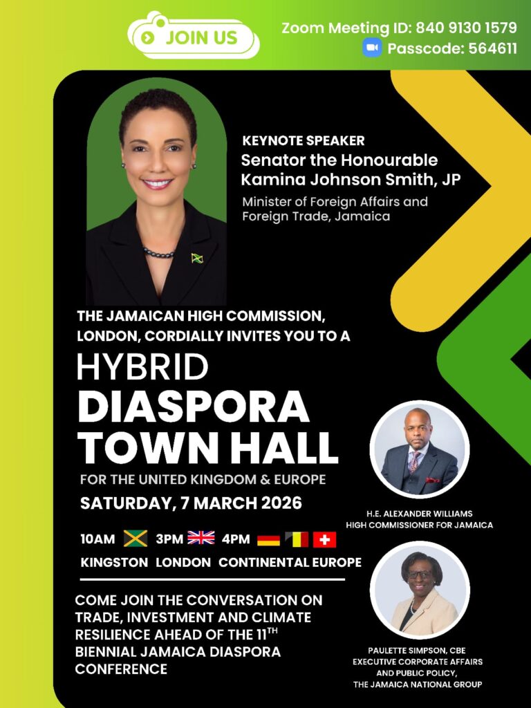 Event: Saturday 7th March, 2026 - Hybrid Diaspora Town Hall for the UK ...